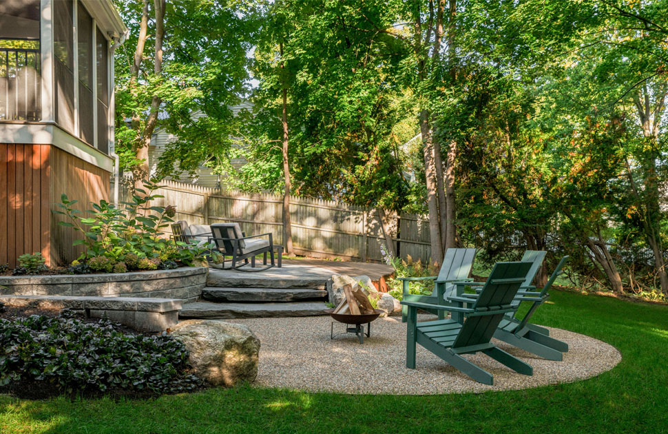 Natick Organic Outdoor Terrace - Curbs Studio Project